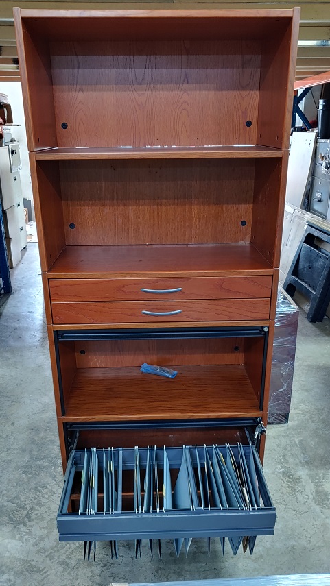 Wooden Shelf / Document / Files Cabinet / File Storage ( Used )
